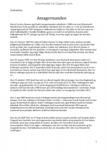 Amagermanden - Samfundsfag - Opgaver.com