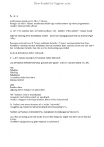 Barndommens gade - Dansk - Opgaver.com