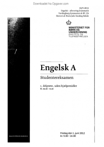 Engelsk grammatik alf - Engelsk - Opgaver.com